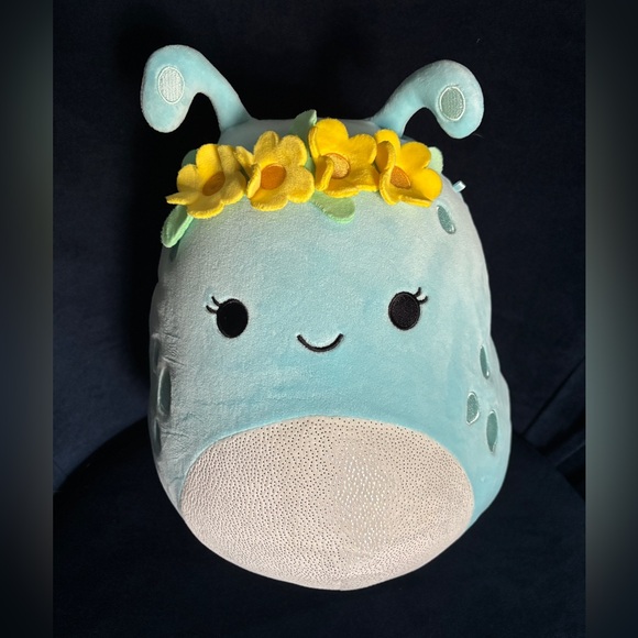 Squishmallows | Toys | 1 Natnat The Blue Alien Wearing Sunflower Crown ...